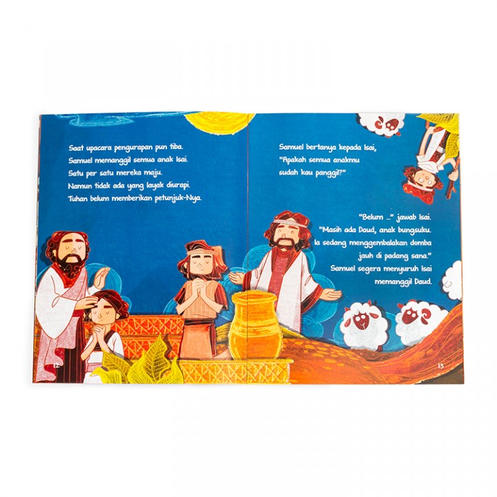 www.yeraya.com - Buku Anak Tokoh Alkitab - Daud Si Pemberani yang Diurapi