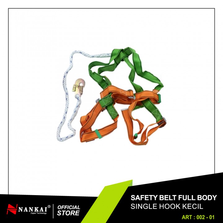 Nankai Tools - SAFETY BELT FULL BODY SINGLE HOOK KECIL