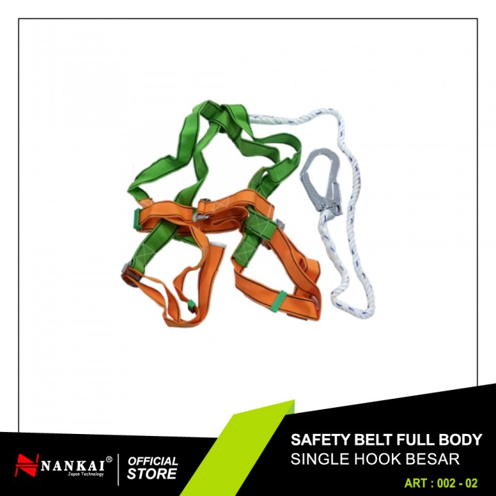 Nankai Tools - SAFETY BELT FULL BODY SINGLE HOOK BESAR
