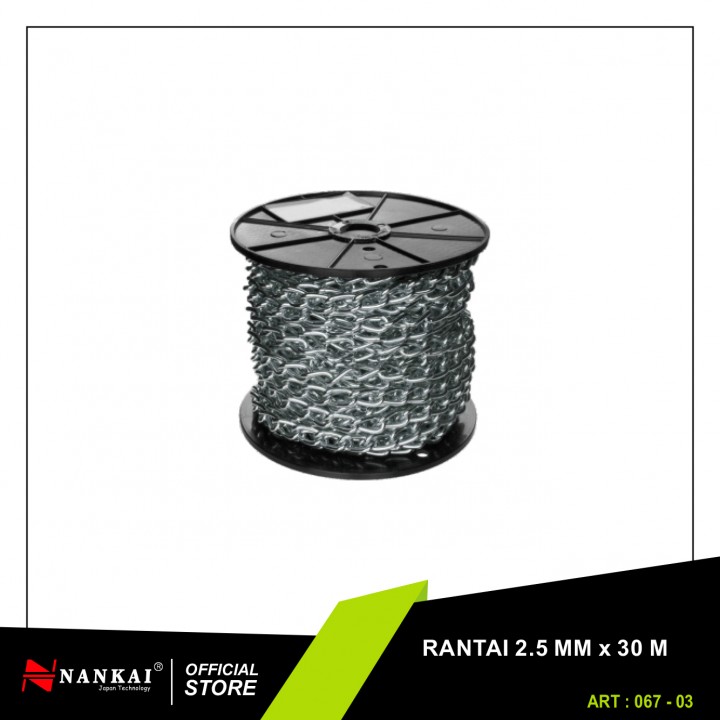 Nankai Tools - RANTAI GALVANIS 2.5MM x 30M
