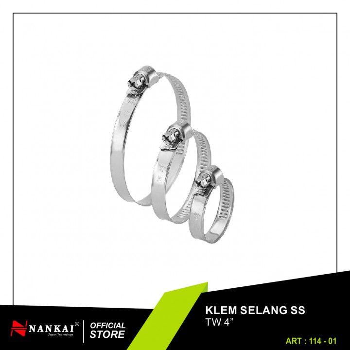 Nankai Tools - KLEM SELANG 4'' TW (5 PCS)