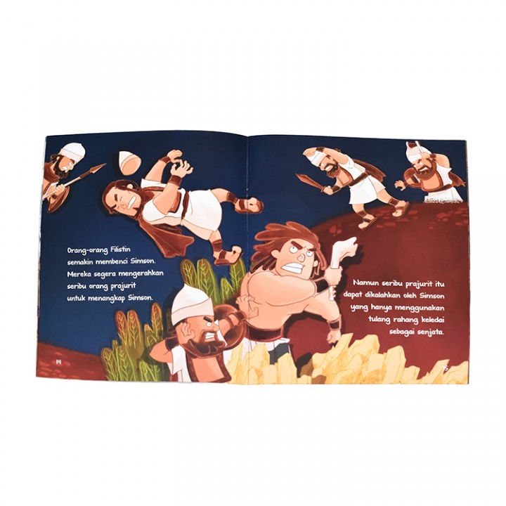 www.yeraya.com - Buku Anak Tokoh Alkitab - Simson Abdi Allah Yang Perkasa