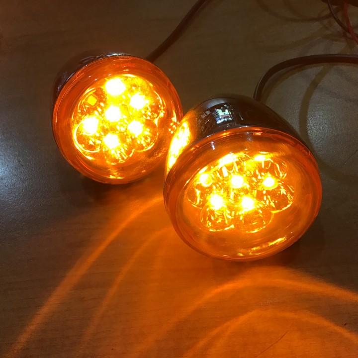 Budung Cycles - LAMPU SEN SIGNAL LIGHT LED SET BRACKET HARLEY SOFTAIL ...