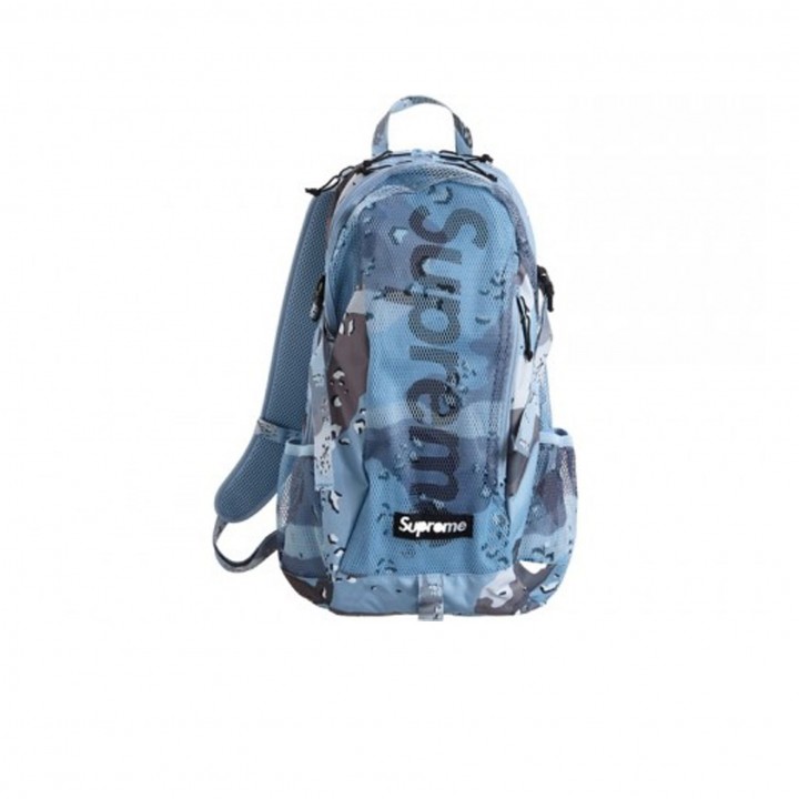 BADASS MONKEY - SUPREME BACKPACK SS20 BLUE CHOCOLATE CHIP CAMO