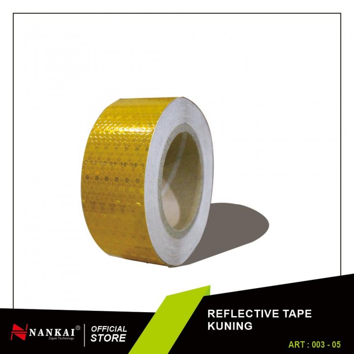 Nankai Tools - STIKER REFLECTIVE 2'' X 45M KUNING