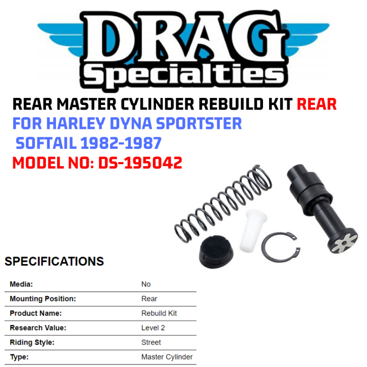 Budung Cycles - DRAG SPECIALTIES DRAG SPECIALTIES REAR MASTER CYLINDER ... Budung Cycles - DRAG SPECIALTIES DRAG SPECIALTIES REAR MASTER CYLINDER ...