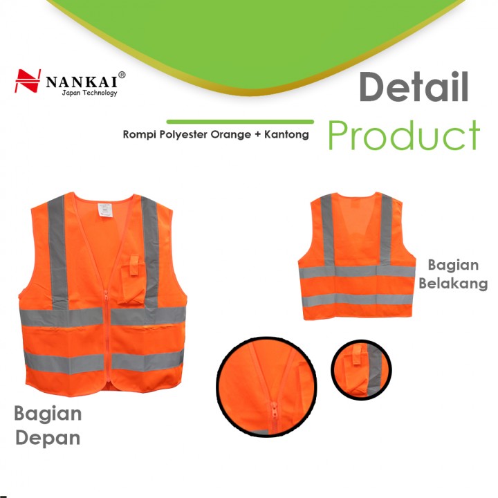 Nankai Tools - ROMPI POLYSTER ORANGE + KANTONG