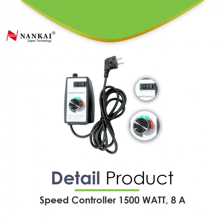Nankai Tools - SPEED CONTROL 1500W 8A