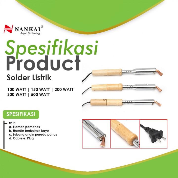 Nankai Tools - SOLDER LISTRIK 150W