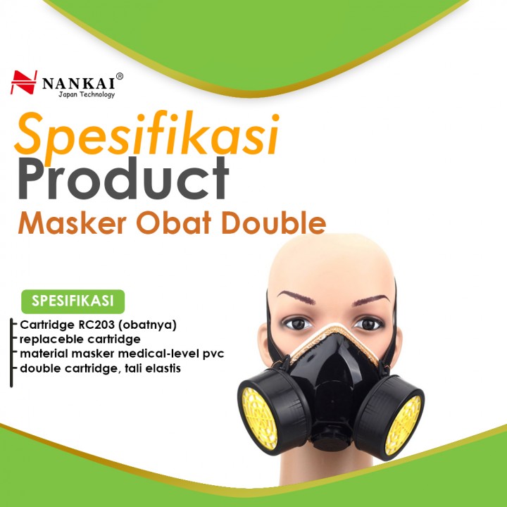 Nankai Tools - MASKER OBAT DOUBLE