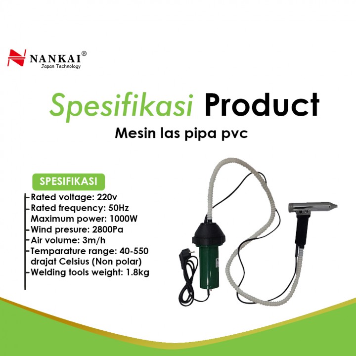 Nankai Tools - MESIN LAS PVC