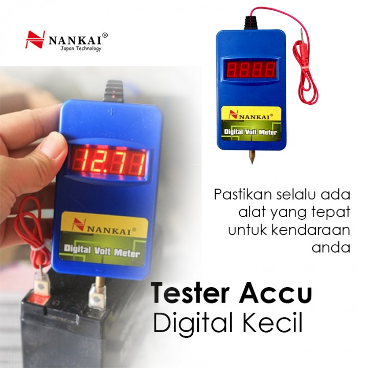 Nankai Tools - TESTER AKI DIGITAL KECIL