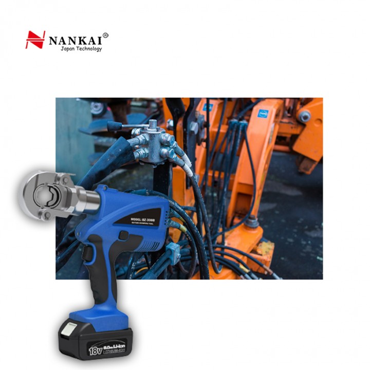 Nankai Tools - TANG PRESS HIDROLIK ELEKTRIK 300 MM