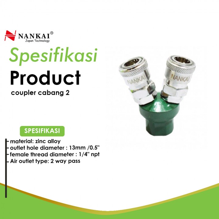 Nankai Tools - COUPLER CABANG 2