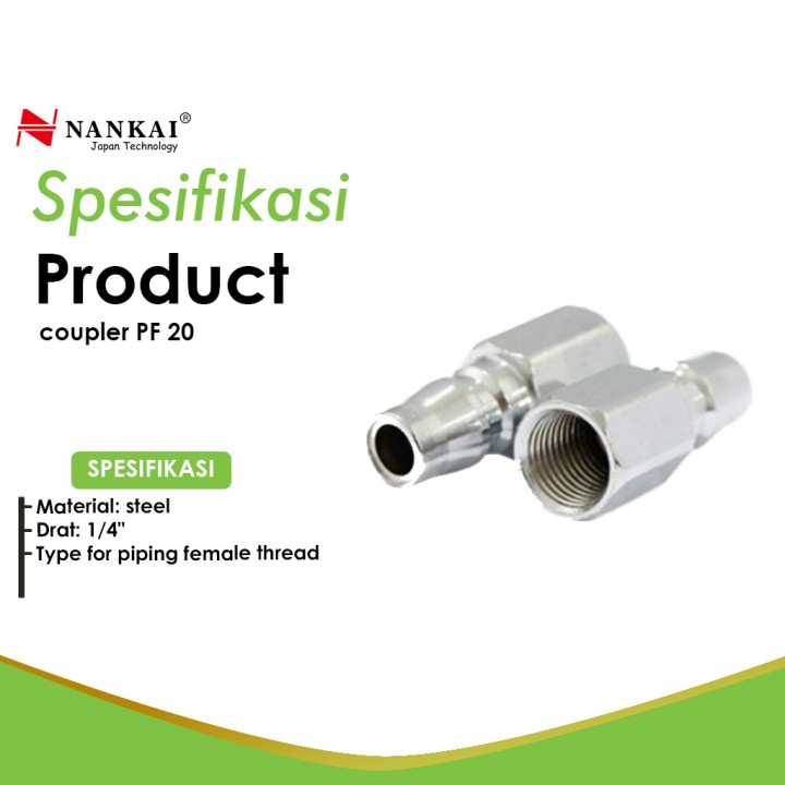 Nankai Tools - COUPLER PF 20 (2 PCS)