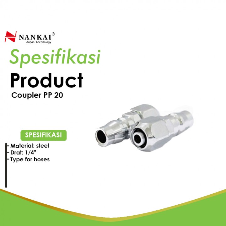 Nankai Tools - COUPLER PP 20 (2 PCS)