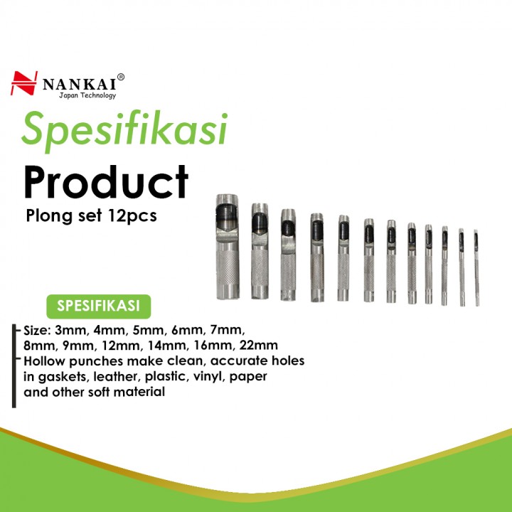 Nankai Tools - PLONG SET 12 PCS