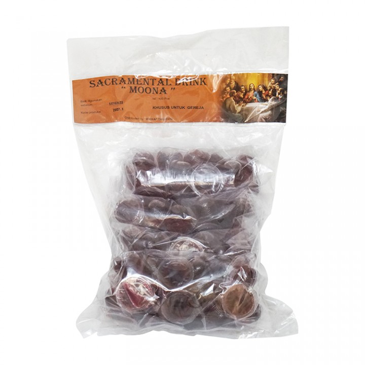 www.yeraya.com - Anggur Perjamuan Kudus Cup Moona isi 100 cups