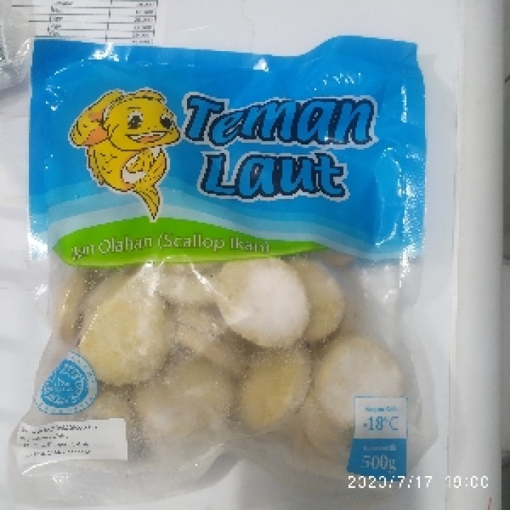 Frozzie Frozen Food Tl Scallop Ikan 500 Gr