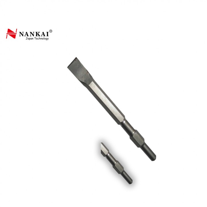 Nankai Tools - CHISEL HEXAGON FLAT 22 M X L280