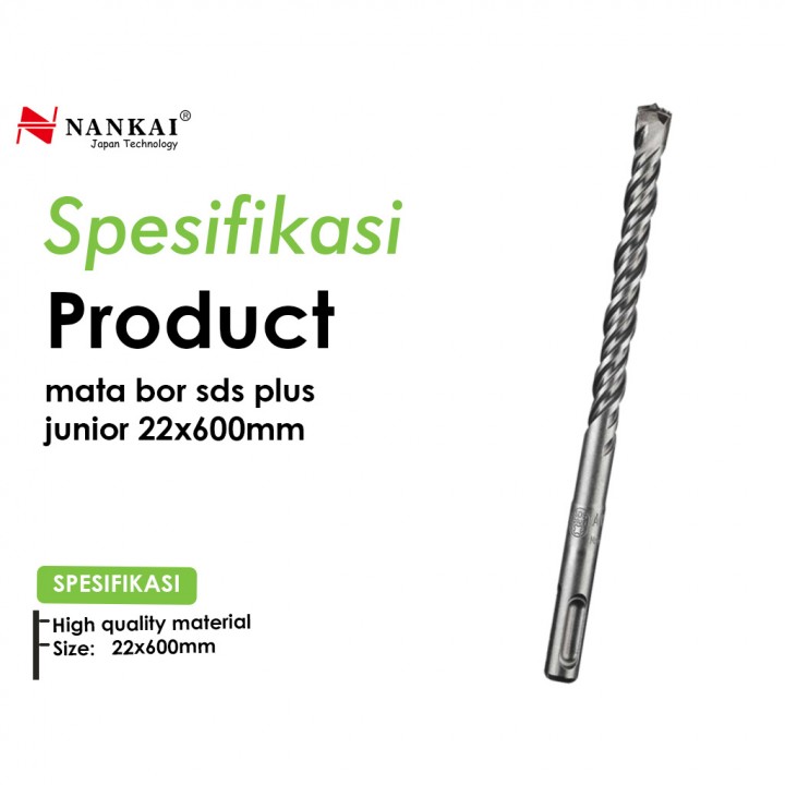 Nankai Tools - MATA BOR SDS PLUS 22 X 600 MM
