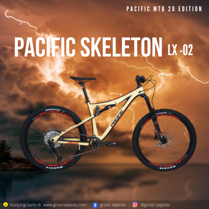 GROSIRSEPEDA.com - PACIFIC MTB SKELETON LX 2.0