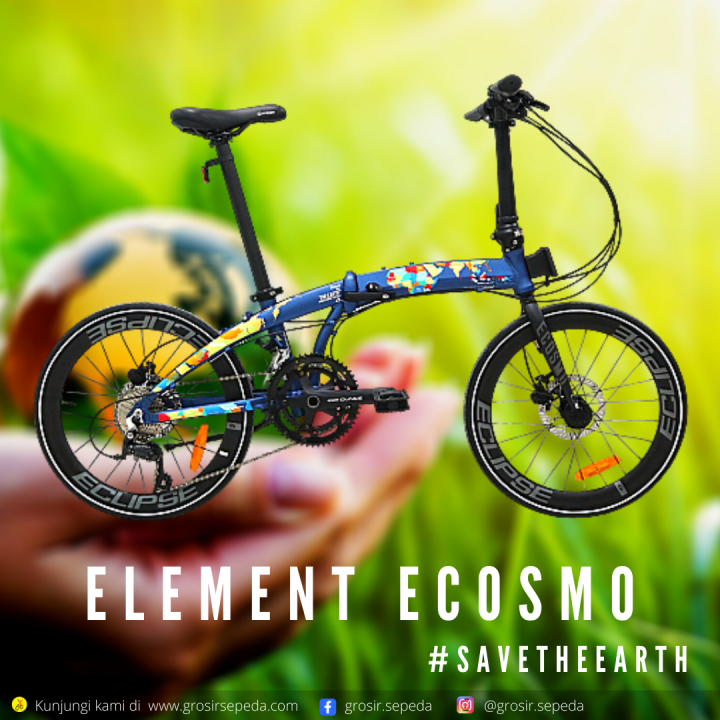 GROSIRSEPEDA.com - ELEMENT FOLD 20 ECOSMO save the earth edition