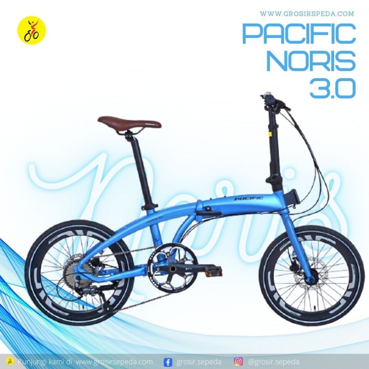 GROSIRSEPEDA.com - PACIFIC FOLD 20 Noris 3.0 SKY BLUE