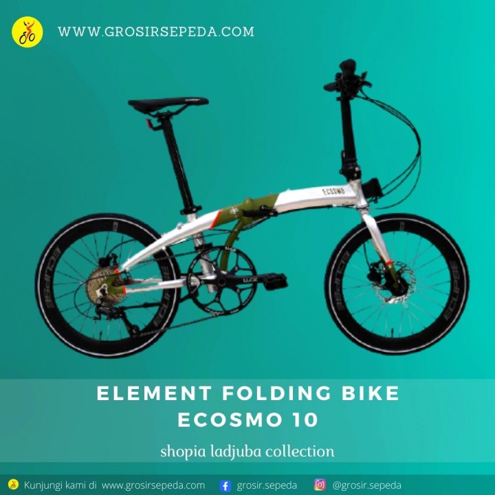 GROSIRSEPEDA.com - ELEMENT FOLDING BIKE ECOSMO 10 SHOPIA LADJUBA ...