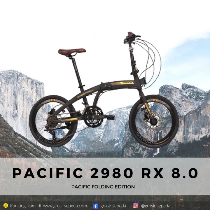 GROSIRSEPEDA.com - PACIFIC FOLDING 2980 RX 8.0 HITAM
