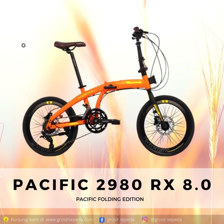 GROSIRSEPEDA.com - PACIFIC FOLDING 2980 RX 8.0 ORANYE