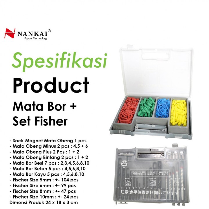 Nankai Tools - MATA BOR SET FISHER