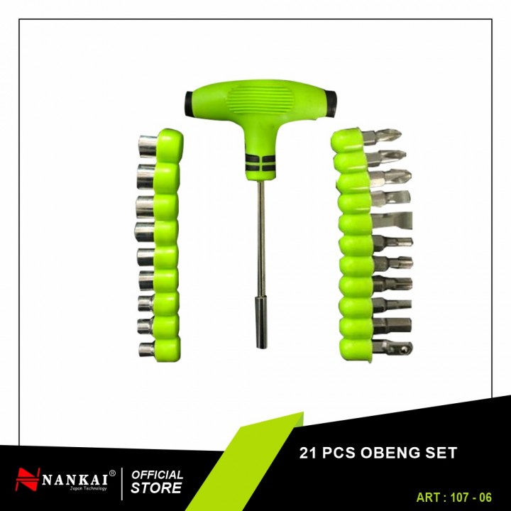 Nankai Tools - OBENG SOCKET 21 PCS
