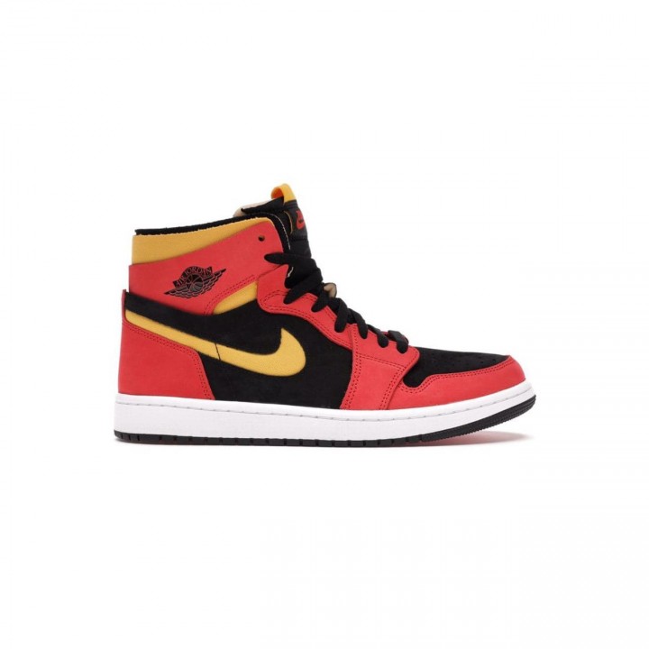 BADASS MONKEY - AIR JORDAN 1 RETRO HIGH ZOOM AIR CMFT BLACK CHILE RED