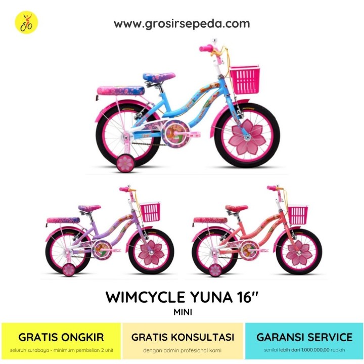 GROSIRSEPEDA.com - WIMCYCLE MINI 16 YUNA