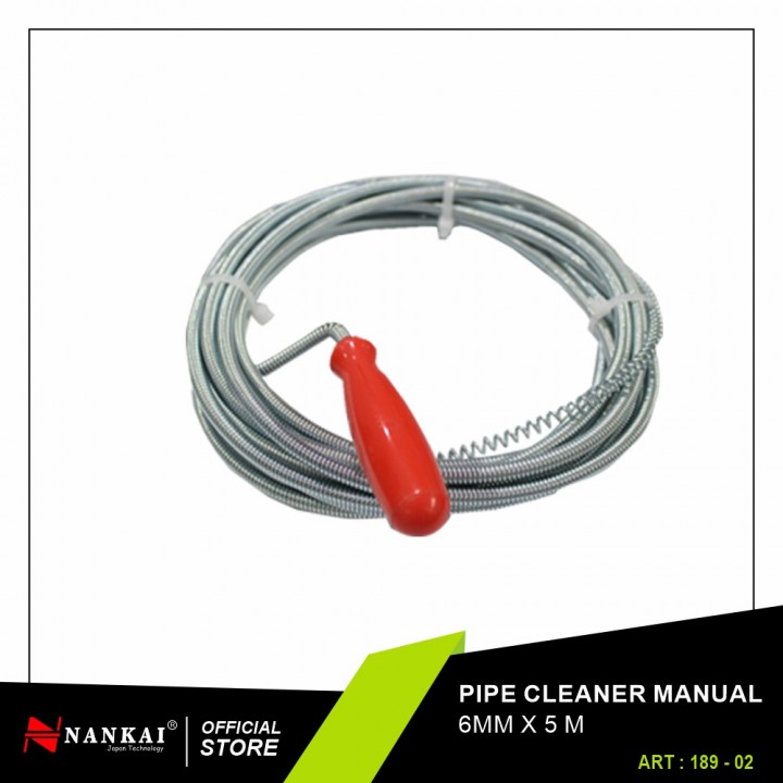 Nankai Tools - PIPE CLEANER / PEMBERSIH PIPA MANUAL 6MM X 5M