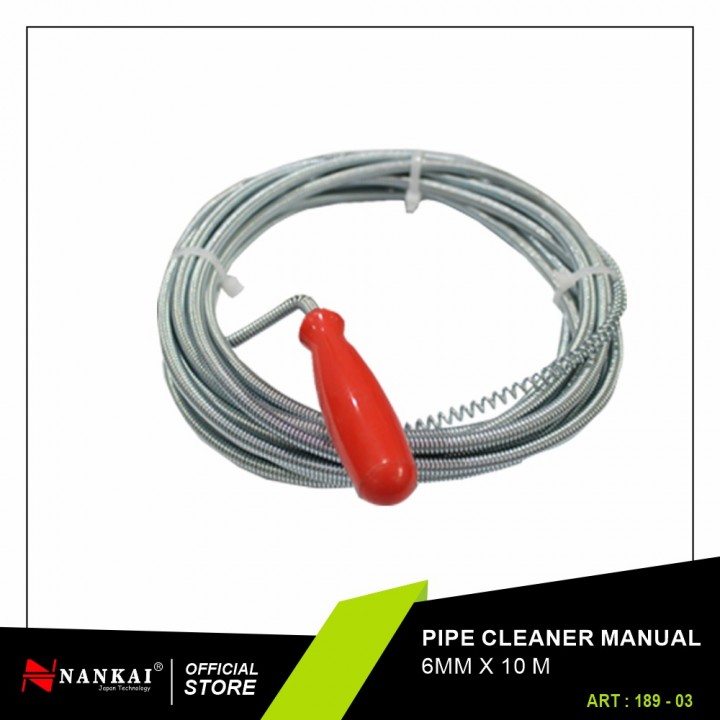 Nankai Tools - PIPE CLEANER / PEMBERSIH PIPA MANUAL 6MM X 10M