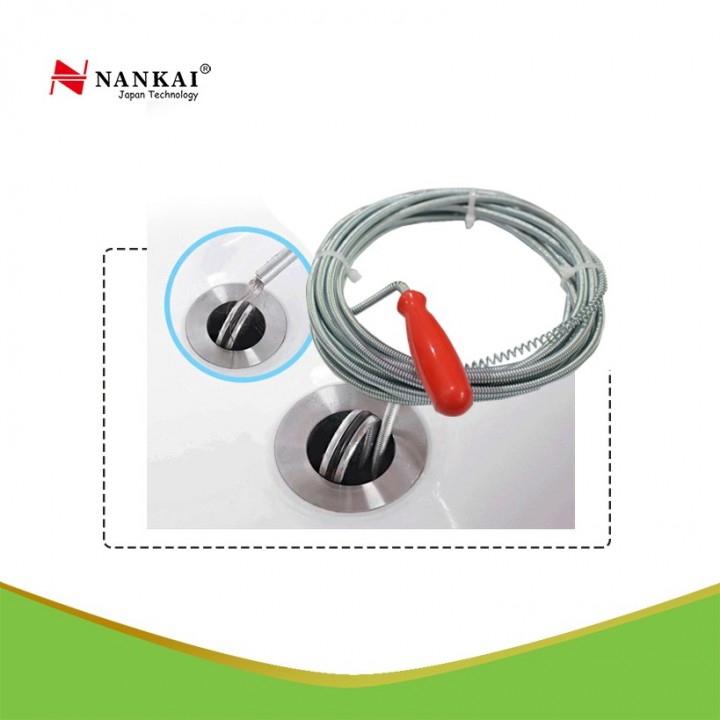 Nankai Tools - PIPE CLEANER / PEMBERSIH PIPA MANUAL 6MM X 10M