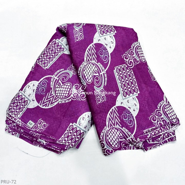Tenun Sengkang - Kain Tenun Dobby Batik Ungu Magenta PRU-72