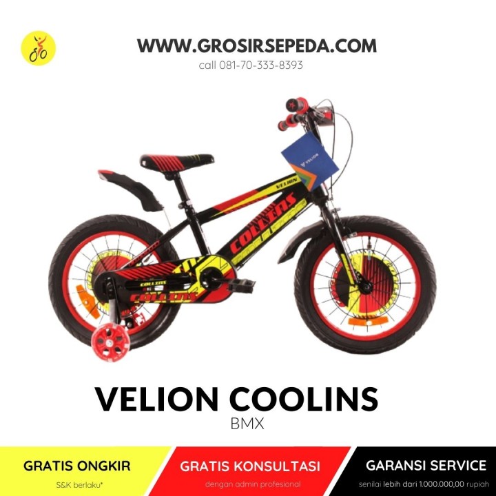 GROSIRSEPEDA.com - SEPEDA ANAK COWOK VELION BMX 12 COLLINS B 12