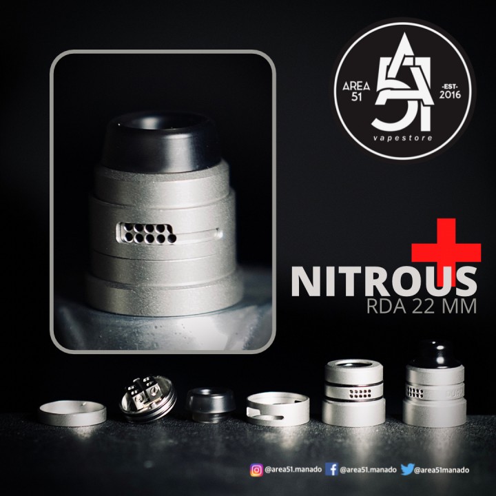 Area51 Katamso RDA NITROUS PLUS 22MM, 50% OFF