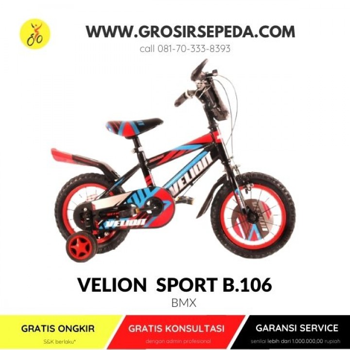 GROSIRSEPEDA.com - SEPEDA ANAK COWOK VELION BMX 18 SPORT B106