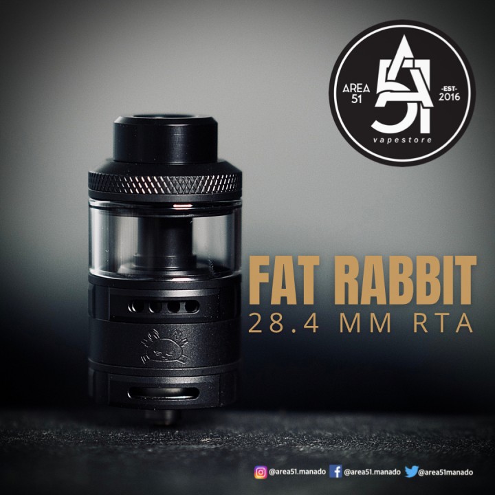 Area51 Katamso - RTA - HELLVAPE FAT RABBIT 28MM 5,5ML