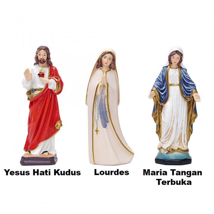 www.yeraya.com - Patung Pajangan Kecil Santo Santa Kualitas / Kotak