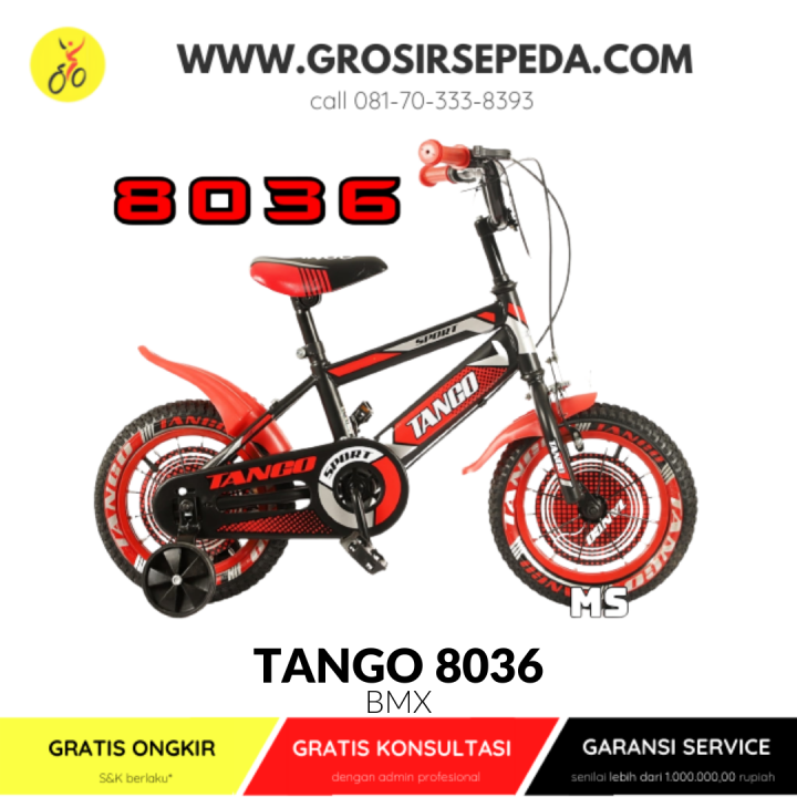 GROSIRSEPEDA.com - SEPEDA ANAK LAKI TANGO BMX 12 8036