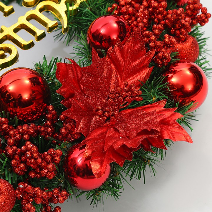 www.yeraya.com - Hiasan Krans Natal / Red Poinsettia Besar Merry ...