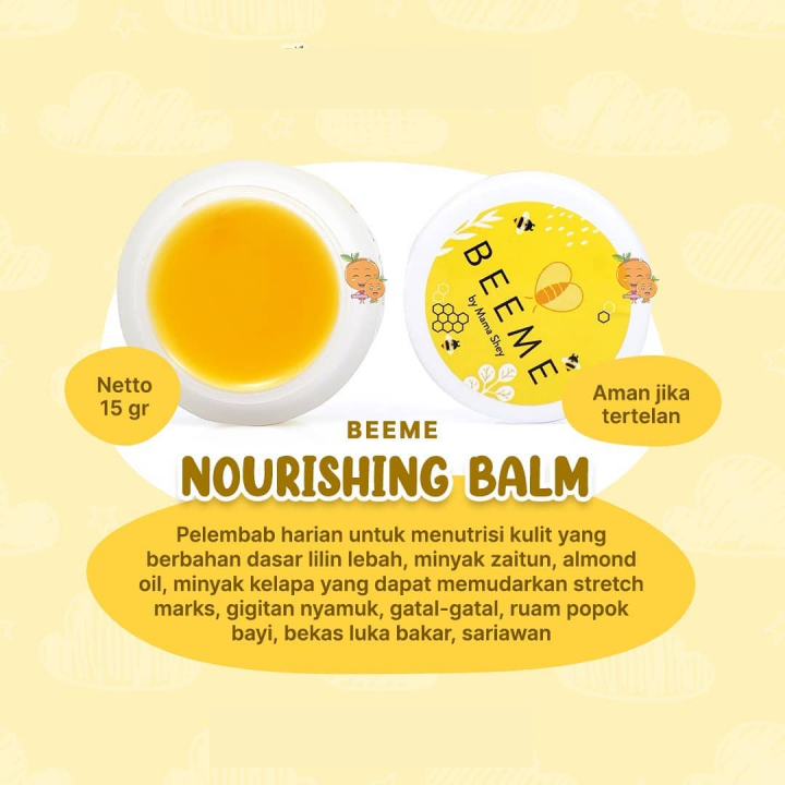 FANIA Baby and Kid's Shop - BEEME NOURISHING BALM 15GR (V)