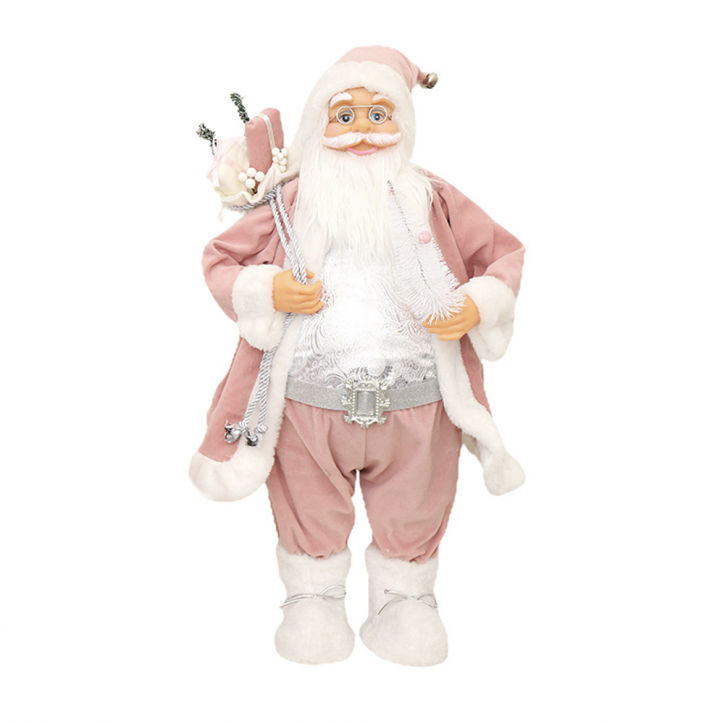 www.yeraya.com - Boneka Santa Berdiri Pink Rose 30cm