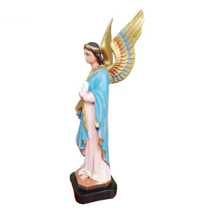 www.yeraya.com - Patung Santo Malaikat Pelindung Padat Warna 20cm