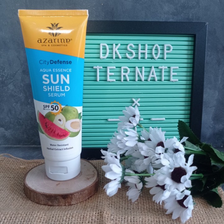 DKSHOP TERNATE - Azarine Aqua Essence Sun Shield Serum SPF 50 PA